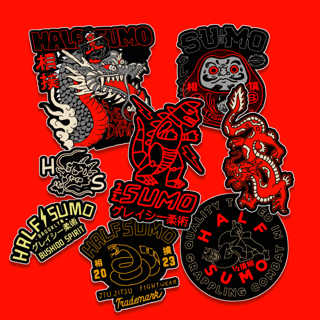 Neon Sticker Set – Half Sumo
